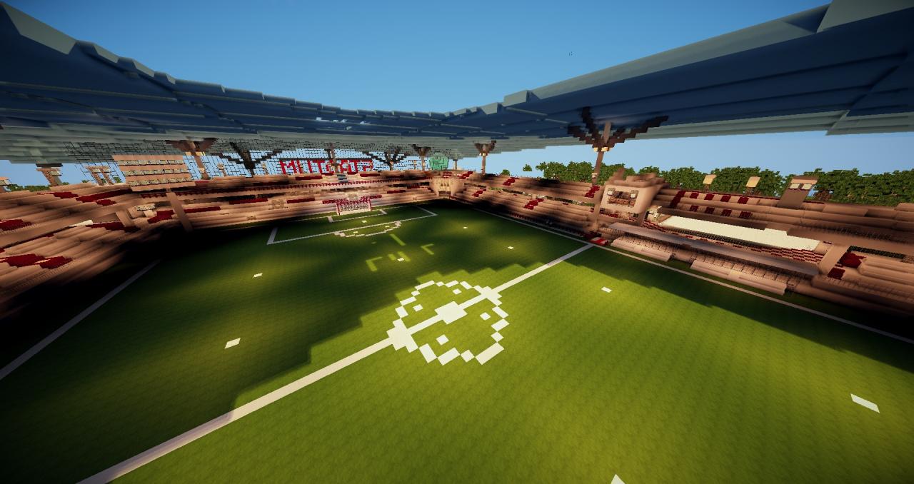 Modern STADIUM - 100% complete + download !! Minecraft Map