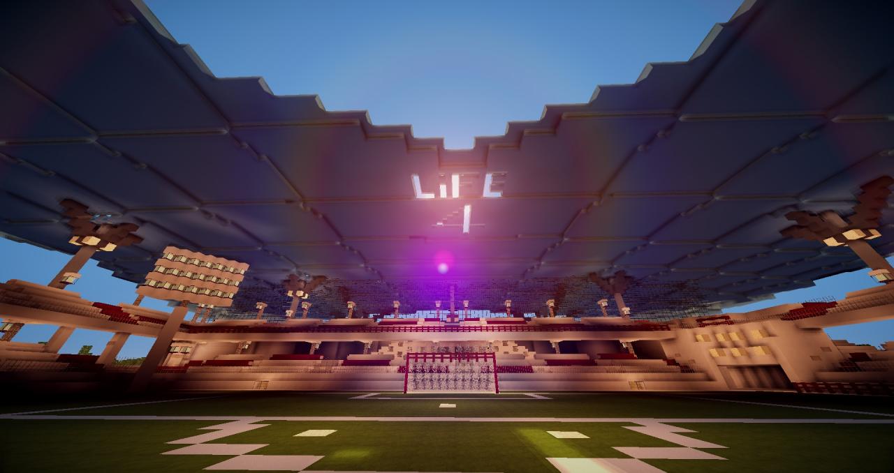 Modern STADIUM - 100% complete + download !! Minecraft Map