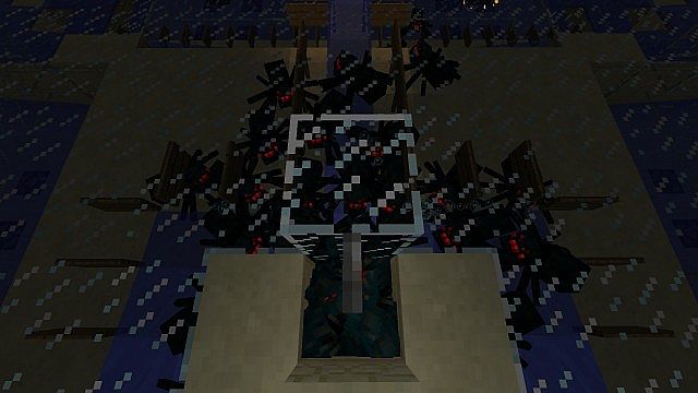 9x Cave Spider Spawner XP Farm Minecraft Map