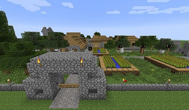 Nice and Small Npc-Village Minecraft Map