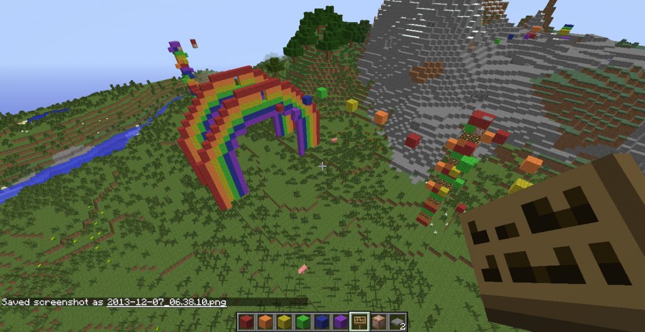 Rainbow World 1 Minecraft Map