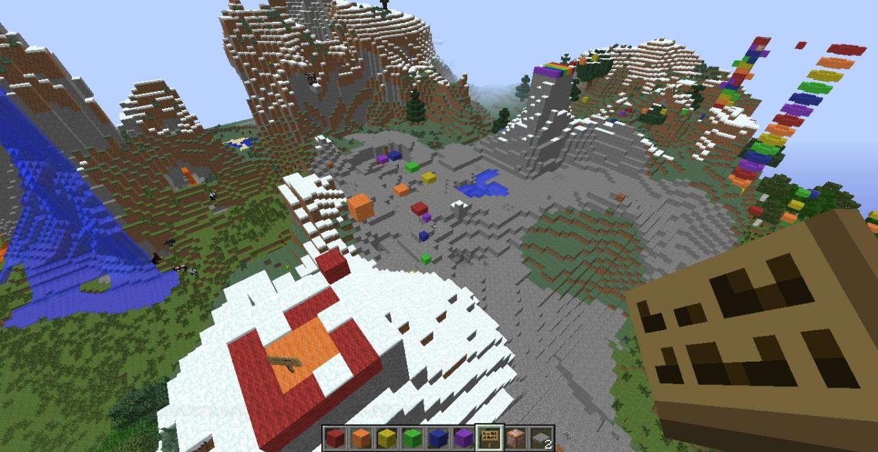 Rainbow World 1 Minecraft Map