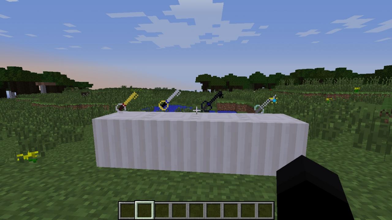 Kingdom Hearts Keyblade resource pack bundle Minecraft Texture Pack