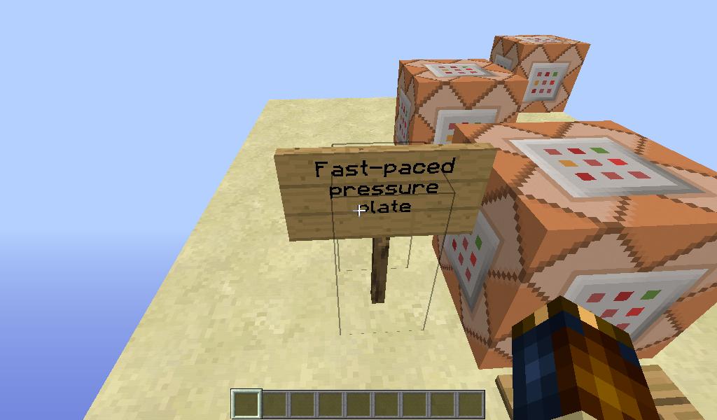 Fast-Paced Button/Pressure Plate Minecraft Map