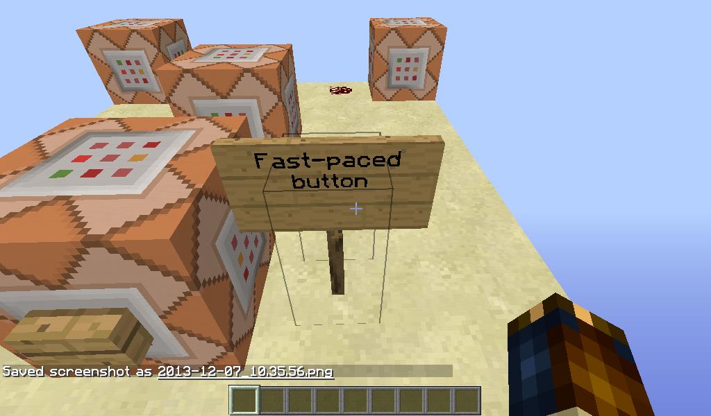 Fast-Paced Button/Pressure Plate Minecraft Map