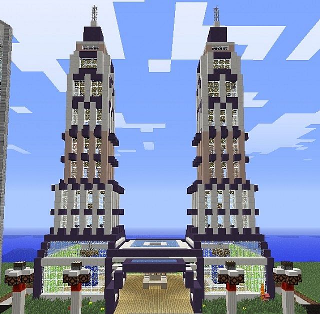 Double city tower Minecraft Map