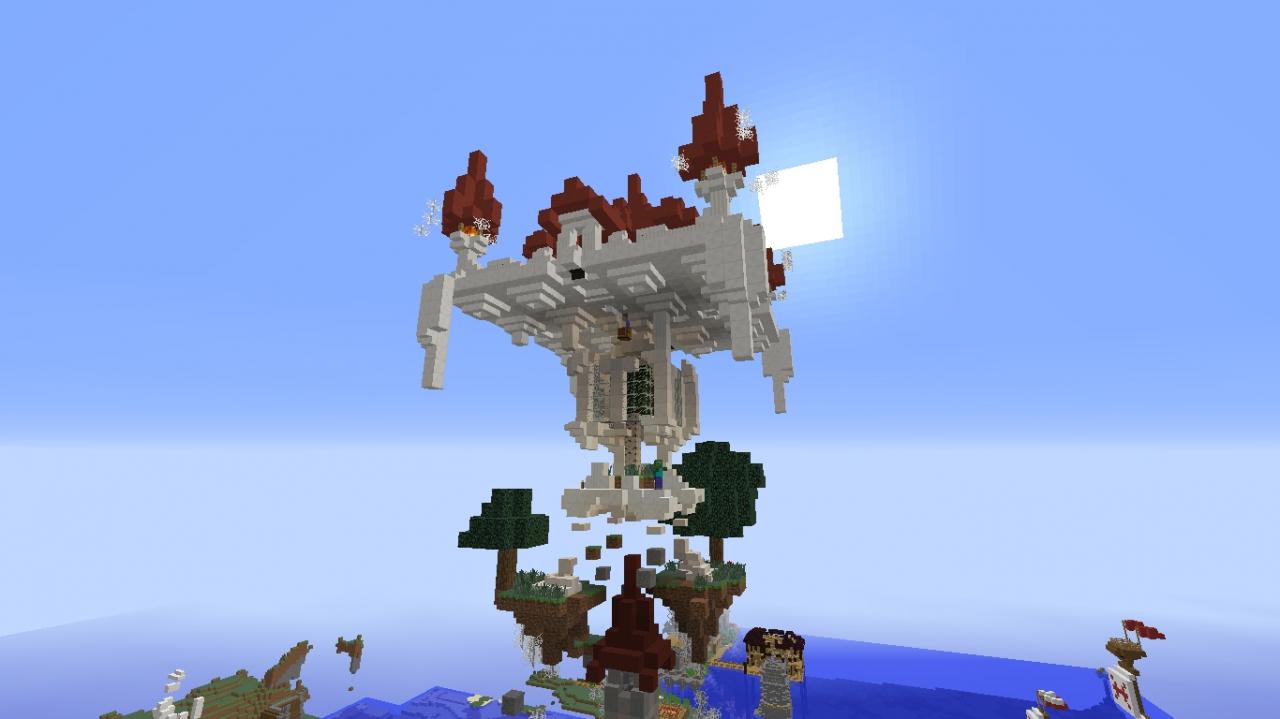 Floating Minecraft Map