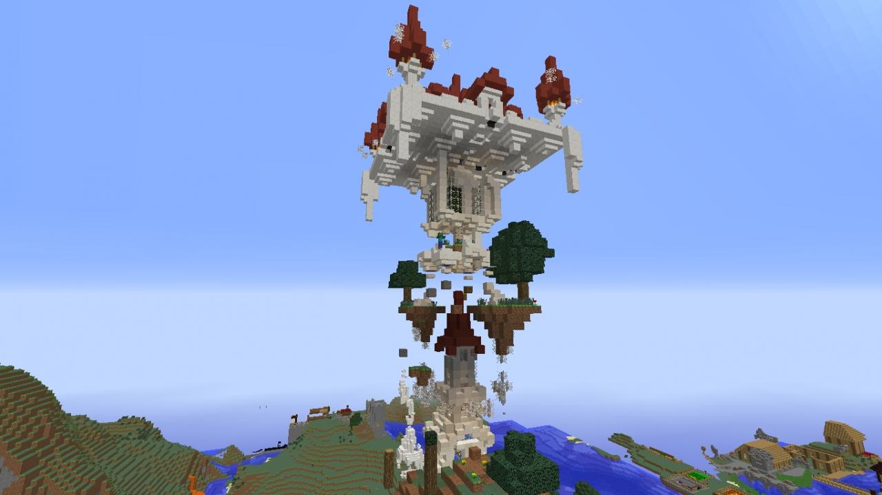 Floating Minecraft Map