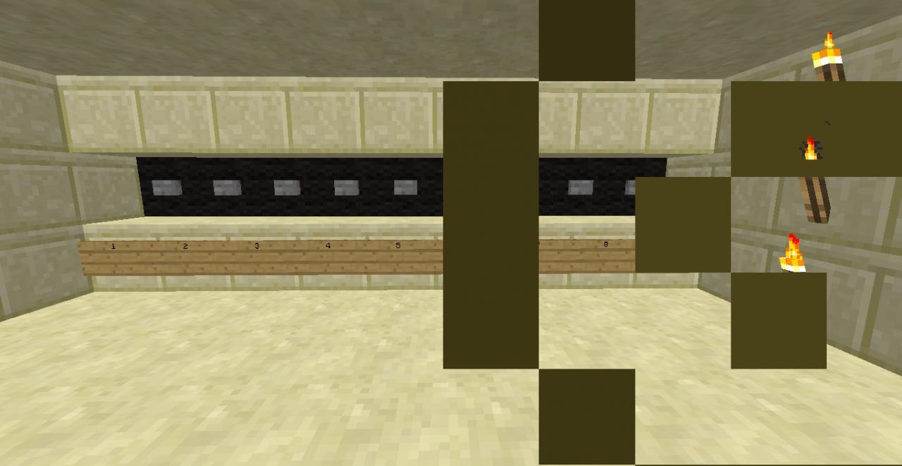 Redstone combination lock Minecraft Map