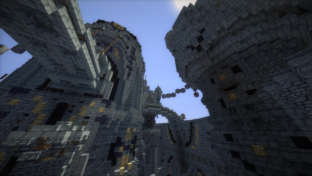 New Canyon Build, With Castle, and Spawn Area for Servers Minecraft Map