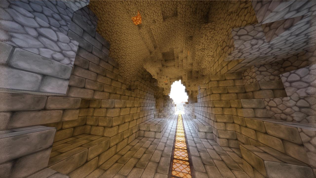 New Canyon Build, With Castle, and Spawn Area for Servers Minecraft Map