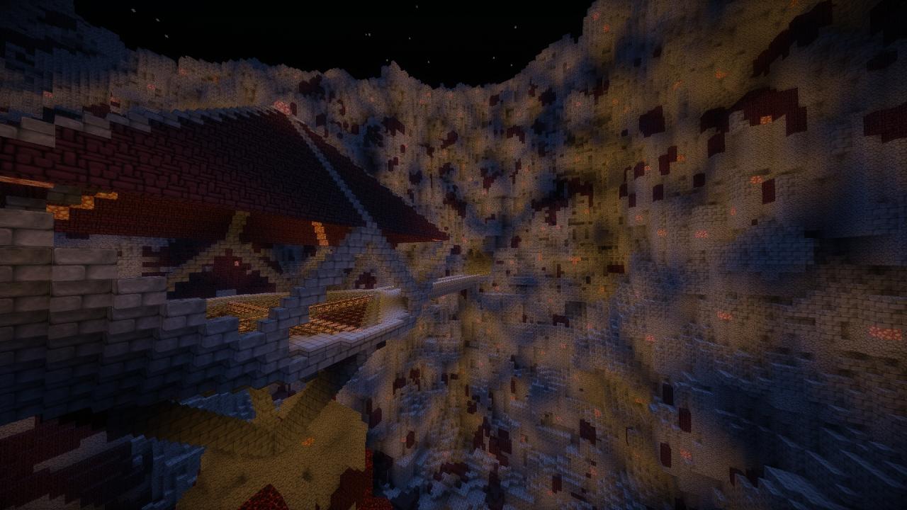 New Canyon Build, With Castle, and Spawn Area for Servers Minecraft Map