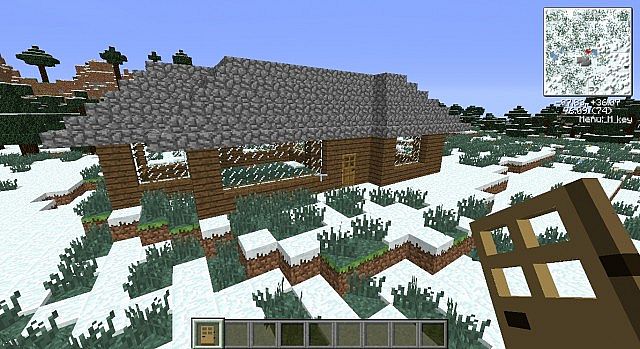 Winter house Minecraft Map