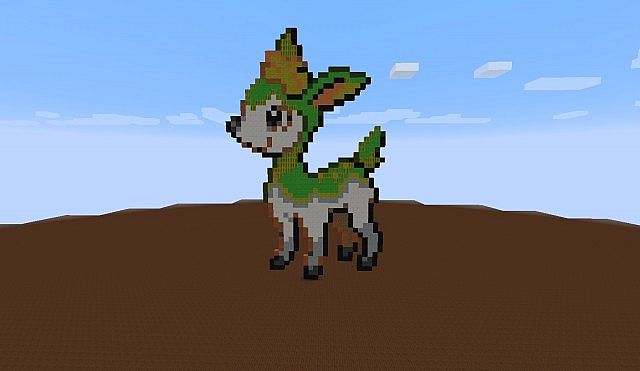 Pokémon Deerling - Pixelart Minecraft Map