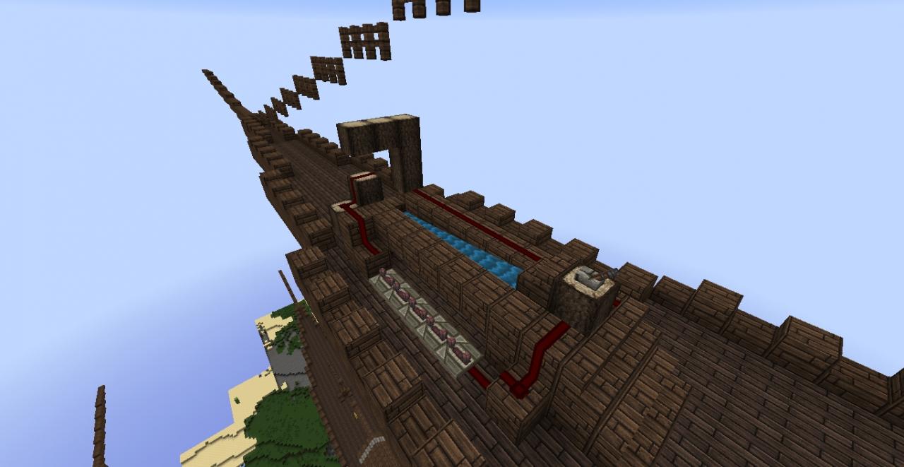 Minecraft Amazing Airship Build Minecraft Map