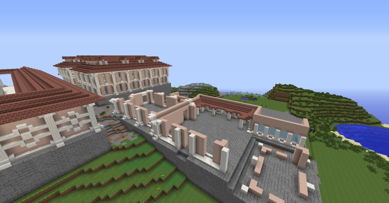 Roman theme City Minecraft Map