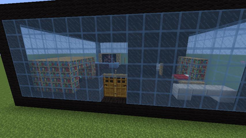 Glass Cube Home Minecraft Map