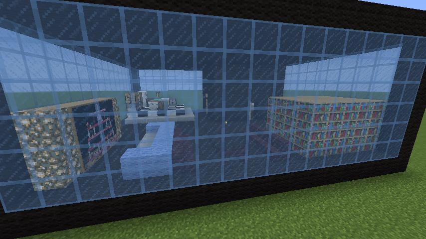 Glass Cube Home Minecraft Map