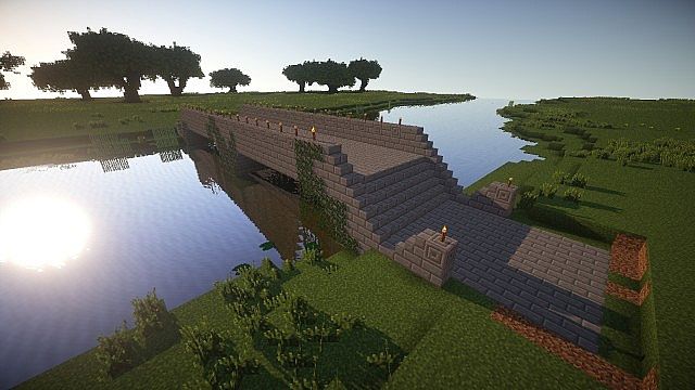 Simple Medieval Bridge Minecraft Map