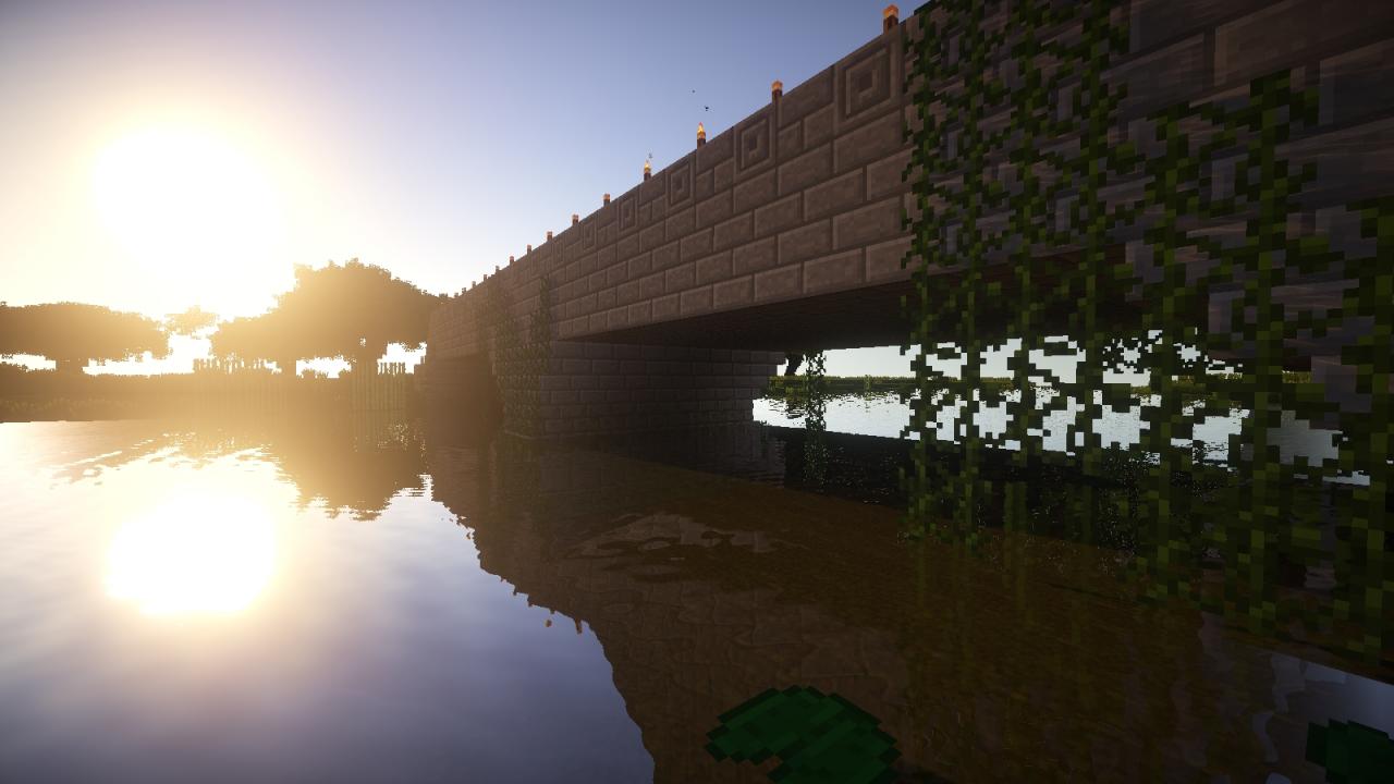 Simple Medieval Bridge Minecraft Map