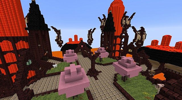 Fire Castle Minecraft Map