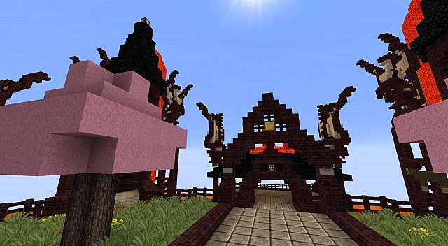 Fire Castle Minecraft Map