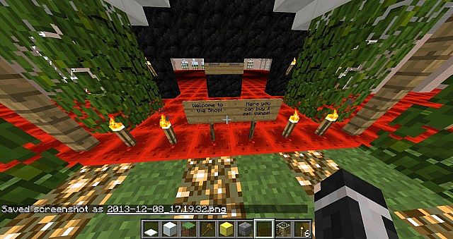 Minecraft server shop - Medium size Minecraft Map