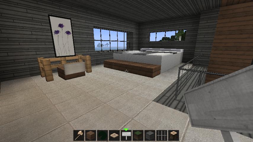 Blue Sky - Modern House Minecraft Map