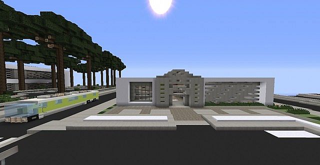 WOK first modern high school!! Minecraft Project