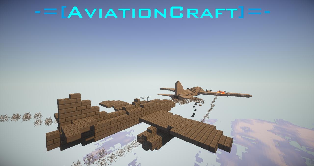 -=[AviationCraft]=- -=[Airplane Showcase]=- Minecraft Server