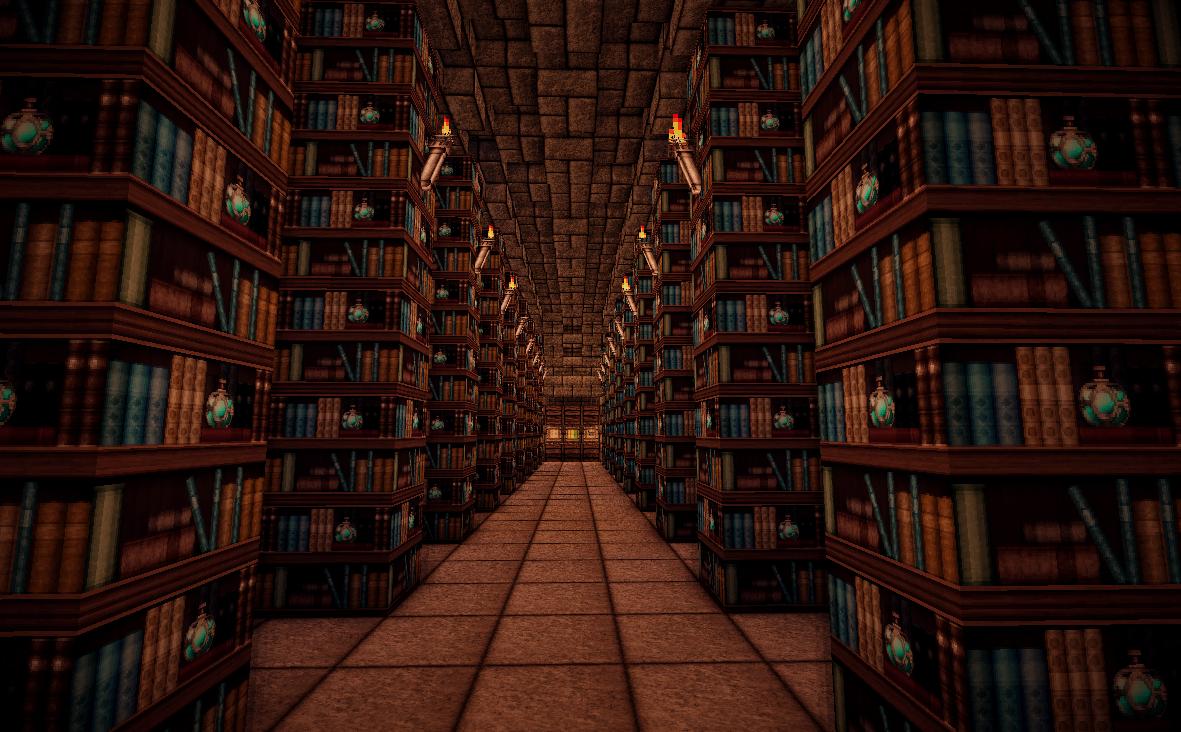 Medieval Mysterious Library Minecraft Map