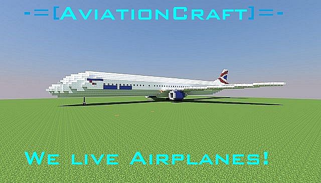 -=[AviationCraft]=- -=[Airplane Showcase]=- Minecraft Server