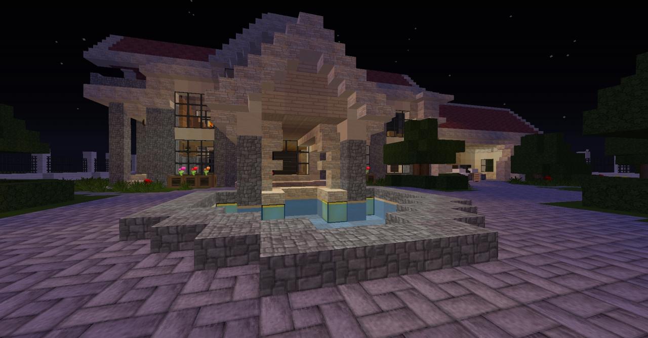 Rich Modern Mansion Minecraft Map