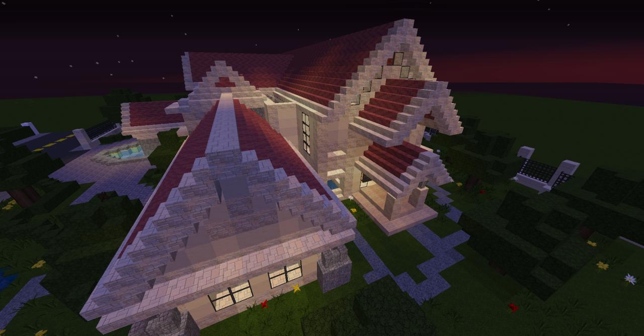 Rich Modern Mansion Minecraft Map