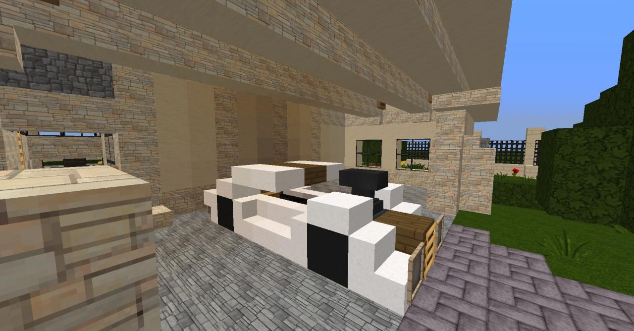 Rich Modern Mansion Minecraft Map