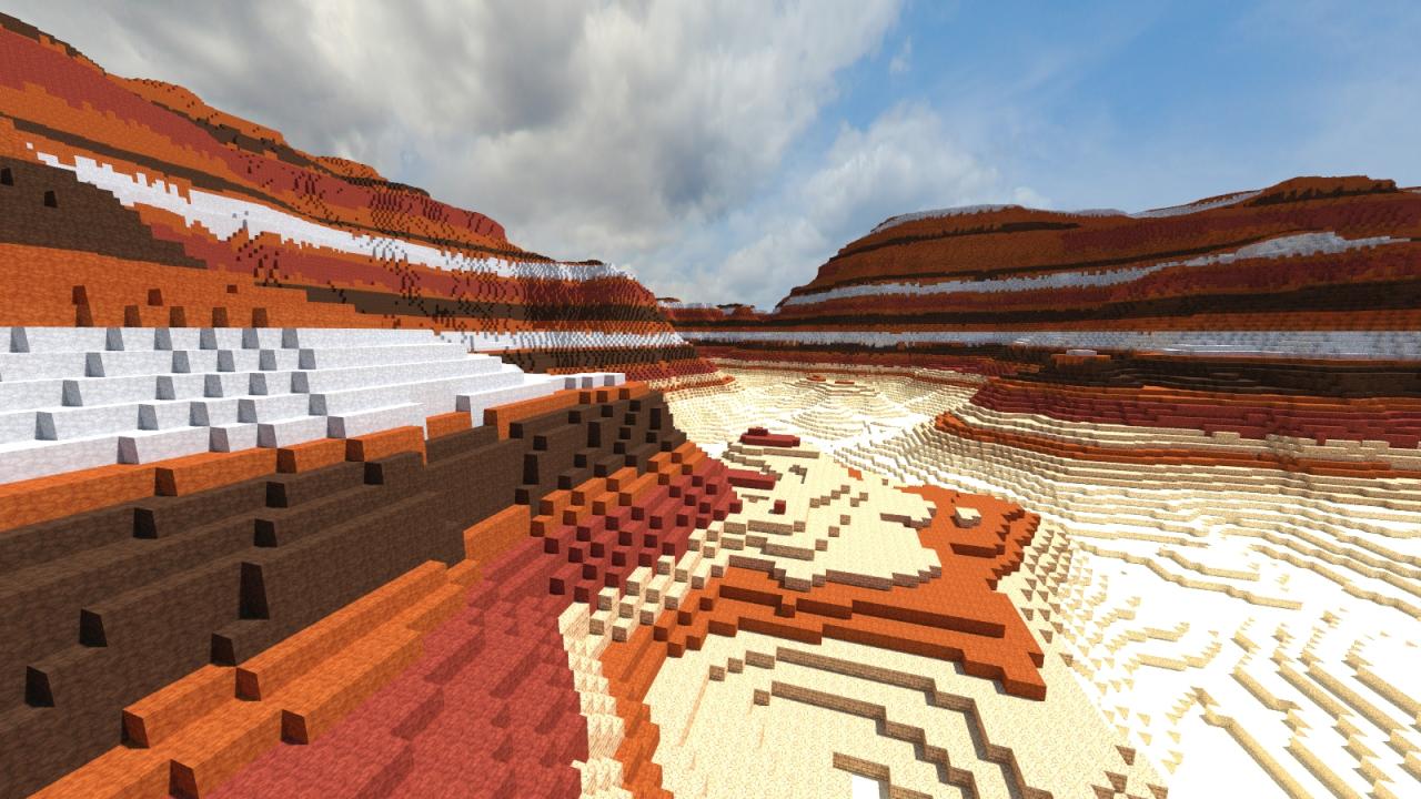 Painted Canyons Minecraft Map