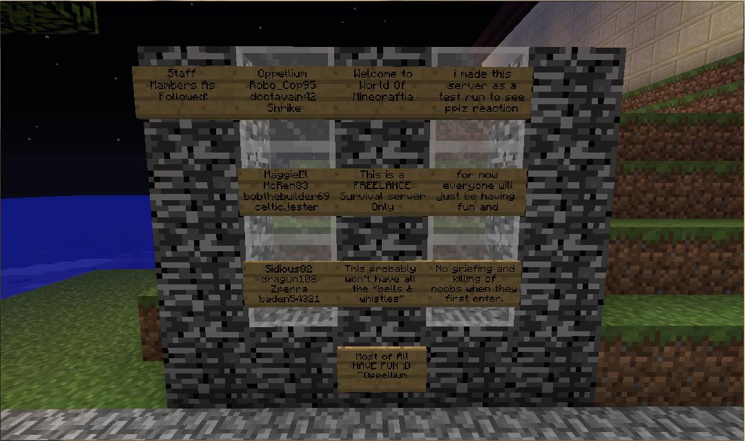 WoM Minecraft Server