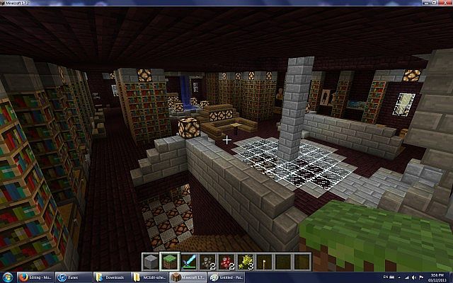 Small Library Minecraft Map
