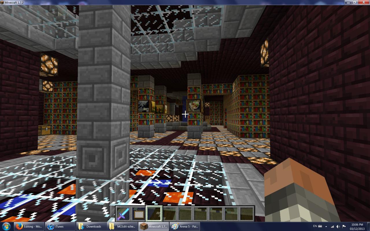 Small Library Minecraft Map