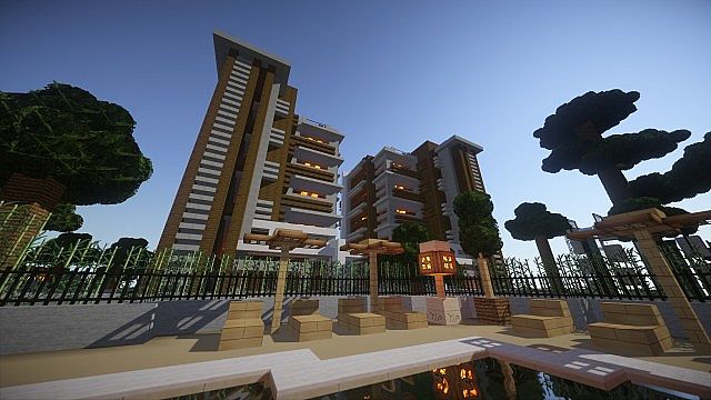 | MIRRORS | Modern Resort Project [ 1.2 ] Minecraft Map