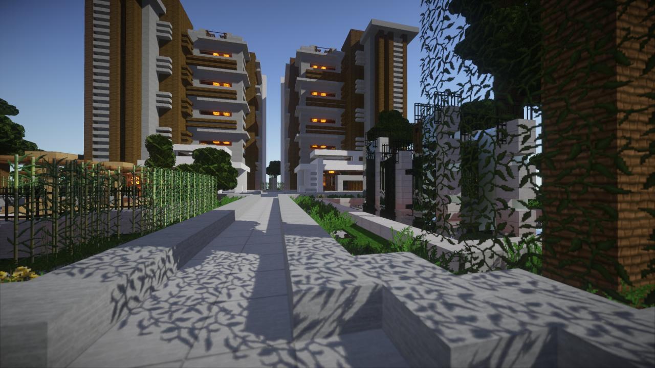 | MIRRORS | Modern Resort Project [ 1.2 ] Minecraft Map