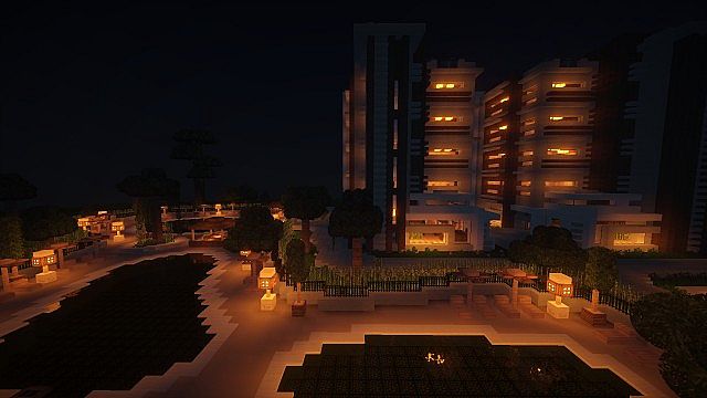 | MIRRORS | Modern Resort Project [ 1.2 ] Minecraft Map