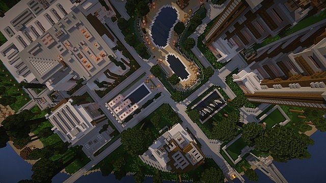 | MIRRORS | Modern Resort Project [ 1.2 ] Minecraft Map