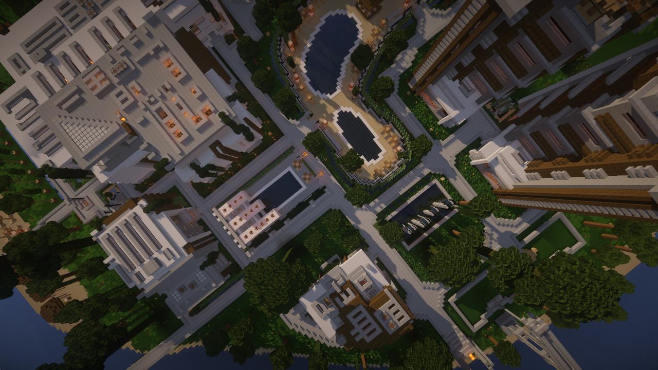 | MIRRORS | Modern Resort Project [ 1.2 ] Minecraft Map