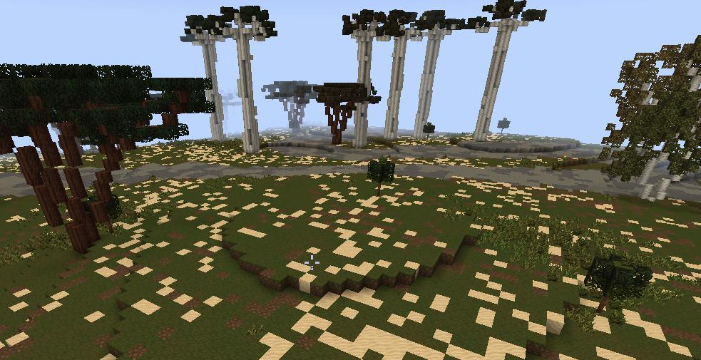 Savannah Track Minecraft Map