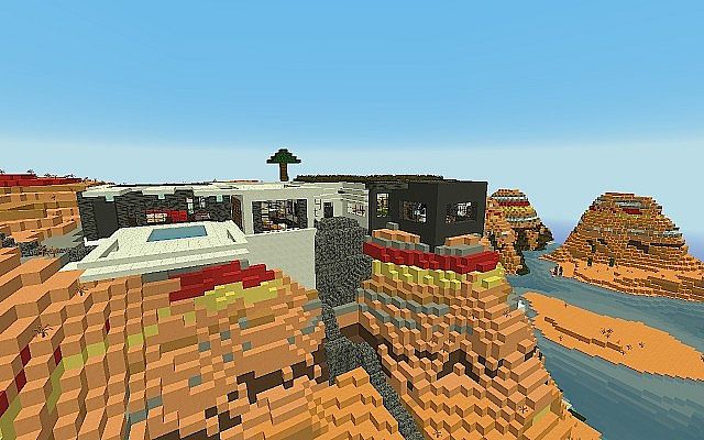Modern House 'Mesa' Minecraft Map