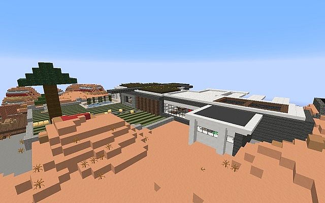 Modern House 'Mesa' Minecraft Map