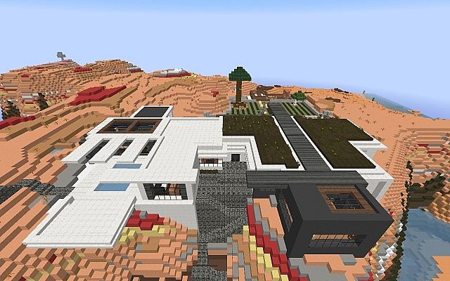 Modern House 'Mesa' Minecraft Map