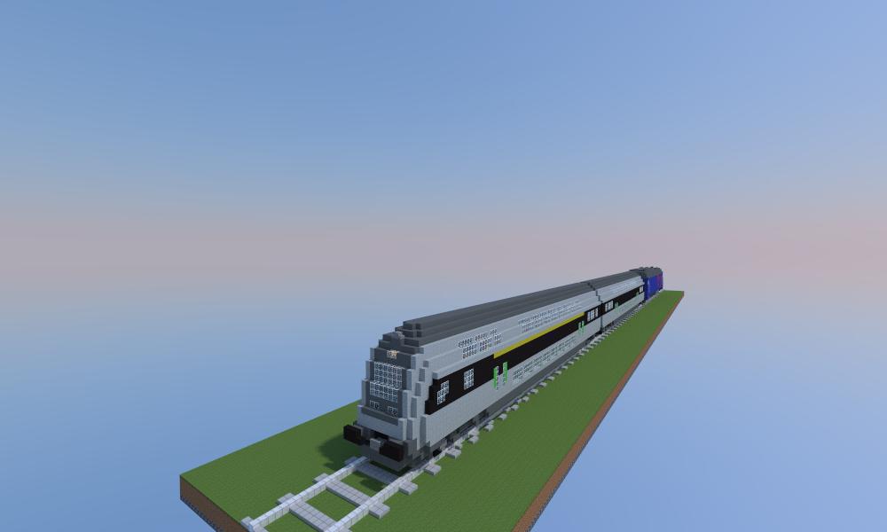 DSB Double Decker Train (with nanodog12) Minecraft Map