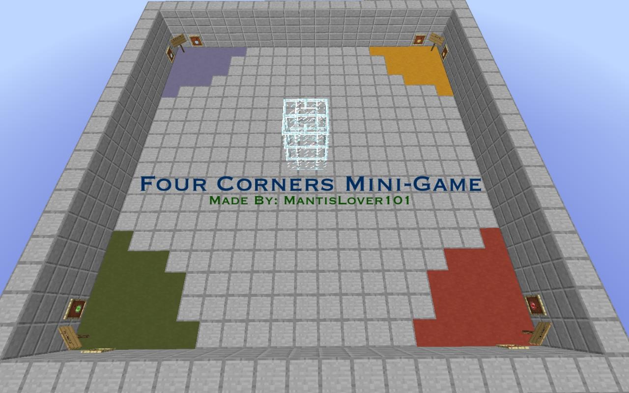 Four Corners Mini Game Minecraft Map